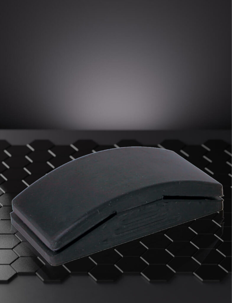 3802 Rubber Sanding Block black - 4CR